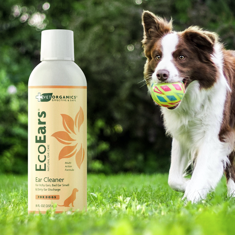 EcoEars® Dog Ear Infection Formula – Dog Ear Cleaner – Vet Organics