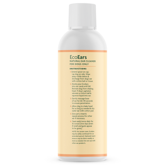 EcoEars® Dog Ear Infection Formula – Dog Ear Cleaner – Vet Organics
